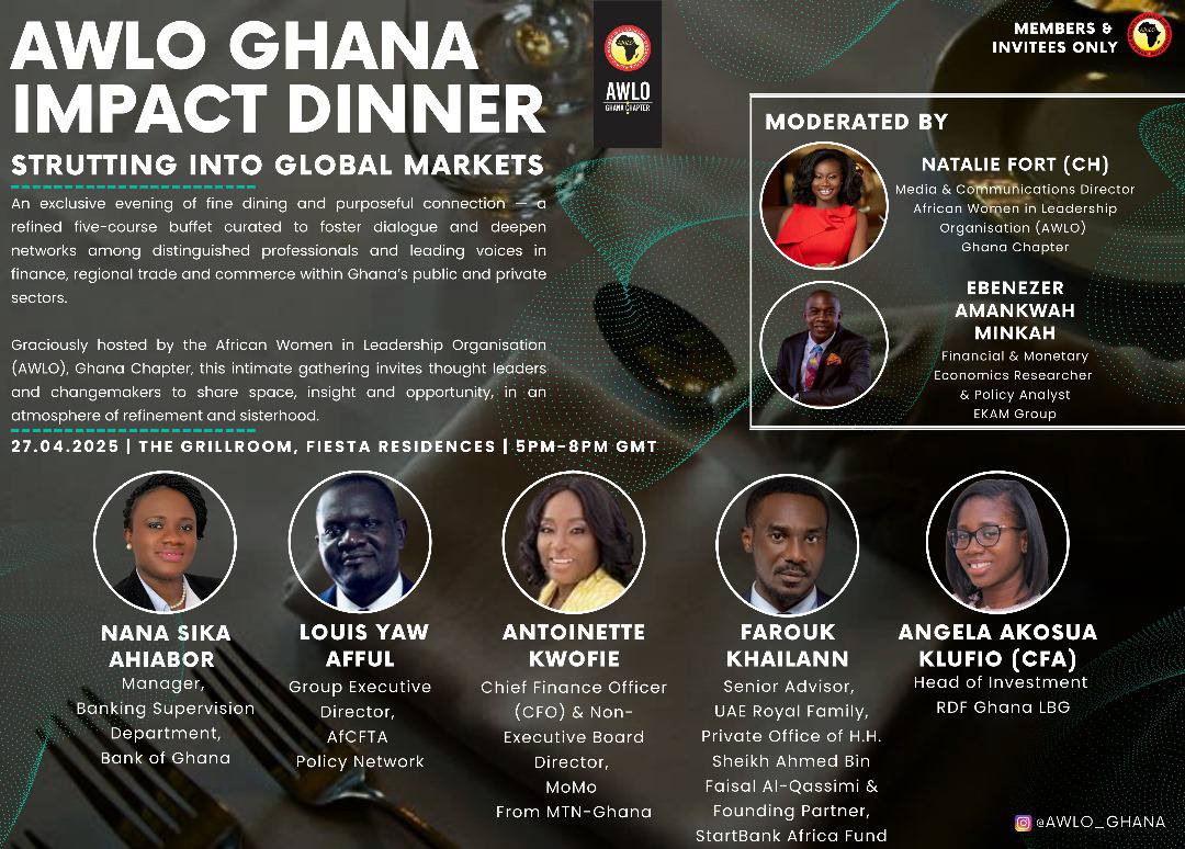 AWLO Ghana Impact Dinner – Strutting Into Global Markets. - AWLO